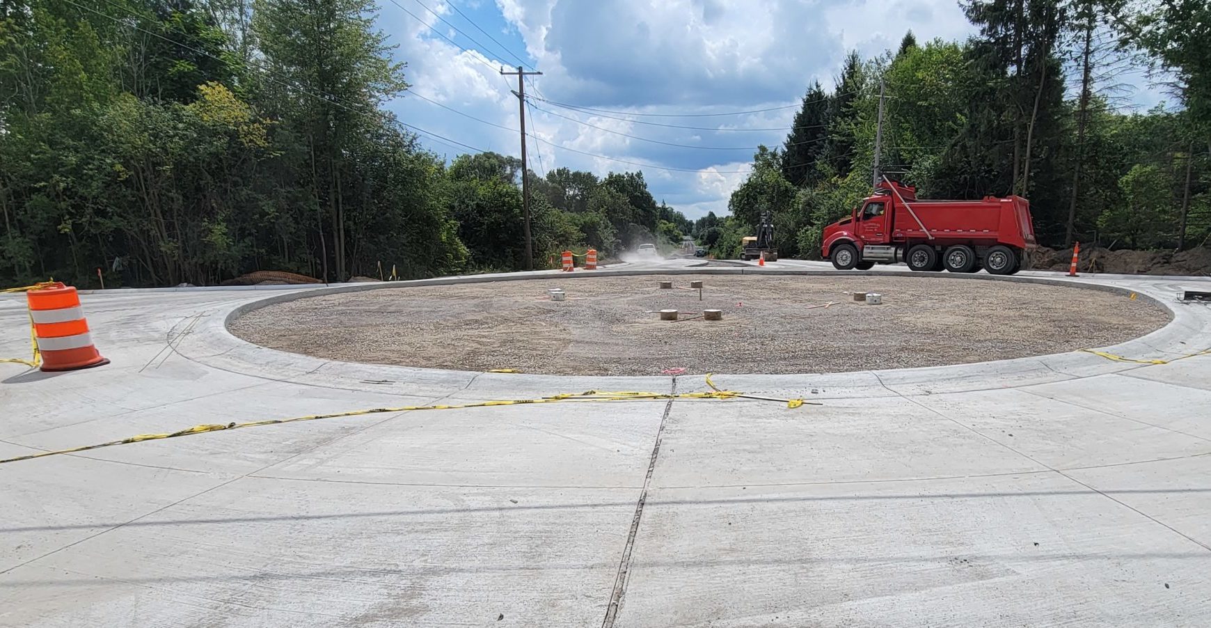 Liberty Rd and Zeeb Rd Roundabout: It's Cure Time - Washtenaw County ...