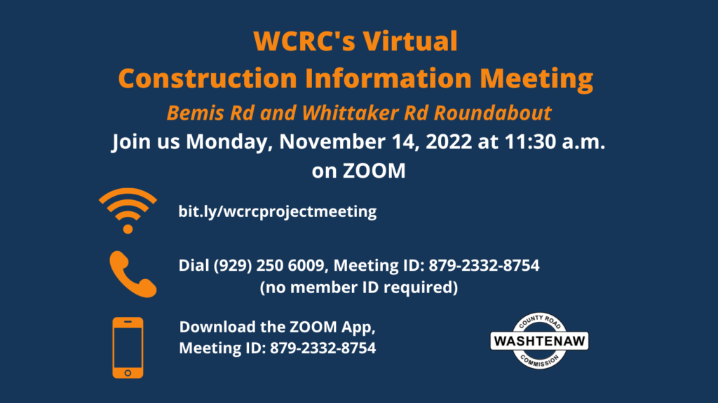 Upcoming Events – Washtenaw County Road Commission